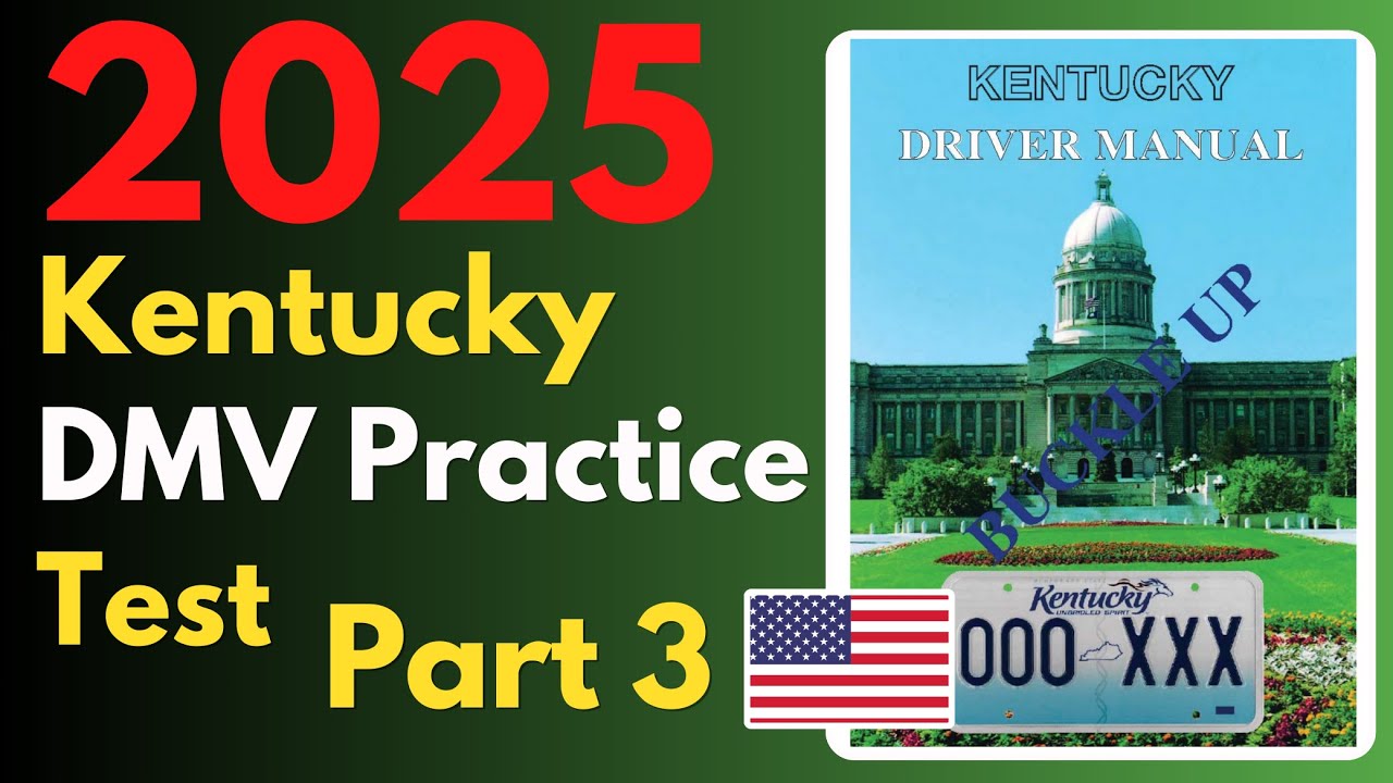 Kentucky DMV Permit Practice Test | Part 3 | USA DMV Permit Practice ...