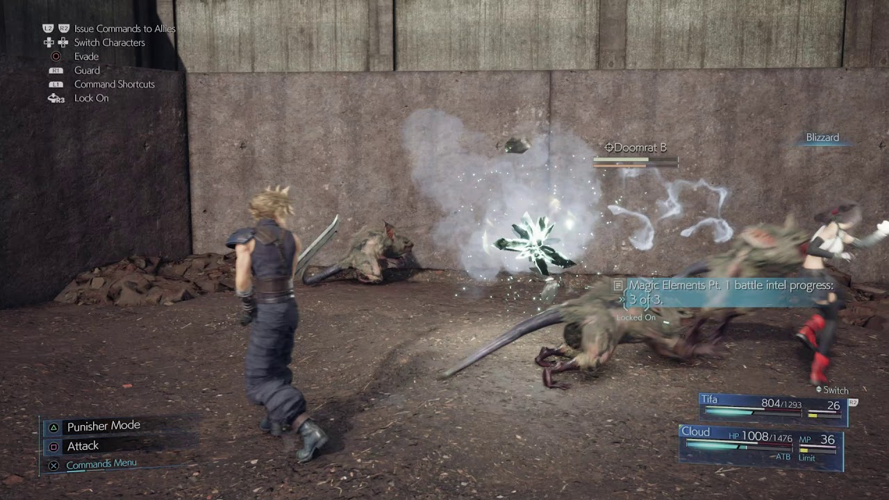 Final Fantasy 7 Remake - Rat Problem: Defeat The Doomrats (Assess) Tifa ...
