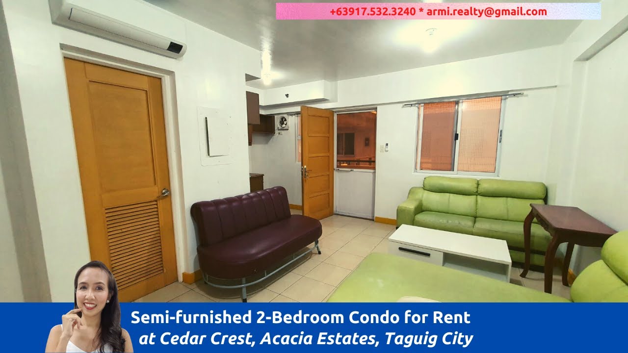 [Rented] 2BR (F308) Condo for Rent in Cedar Crest, Acacia Estates ...
