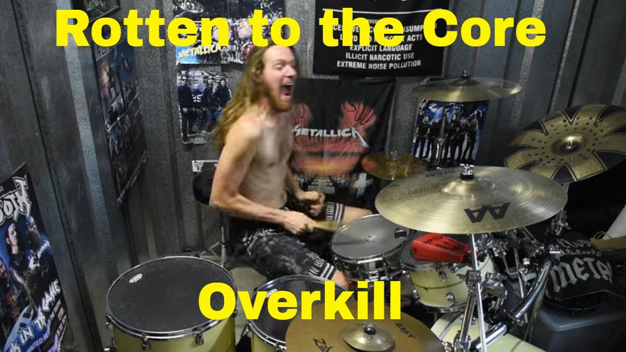 Rotten to the Core | Overkill - Drum Cover - YouTube