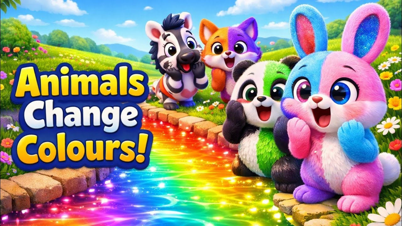 A to Z Colour Animals 🌈 | Learn Alphabets with Magical Colour Canal ...