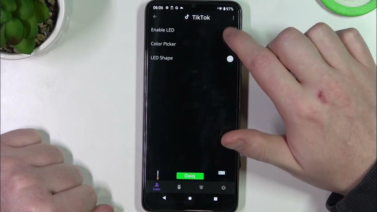 Motorola Moto E22 - How To Setup Custom LED Lamp Notifications - YouTube