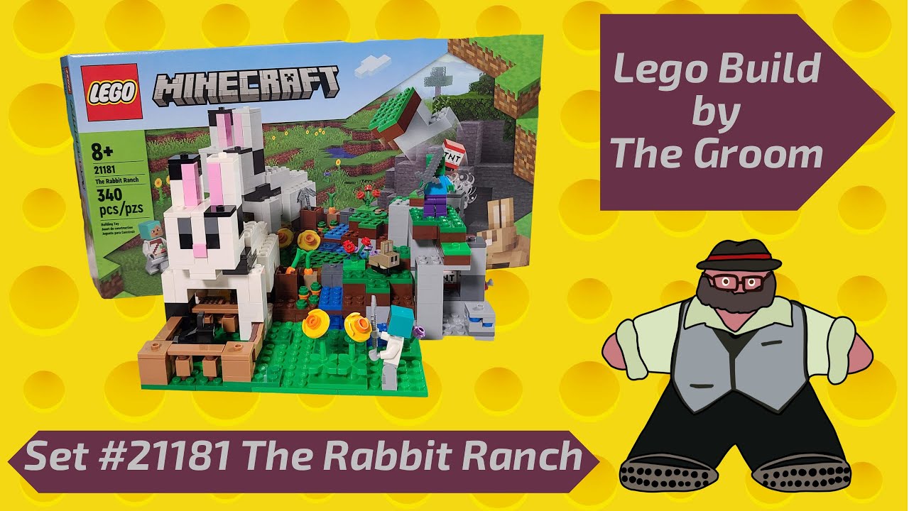 Minecraft The Rabbit Ranch (21181) - A Lego Build with The Groom - YouTube