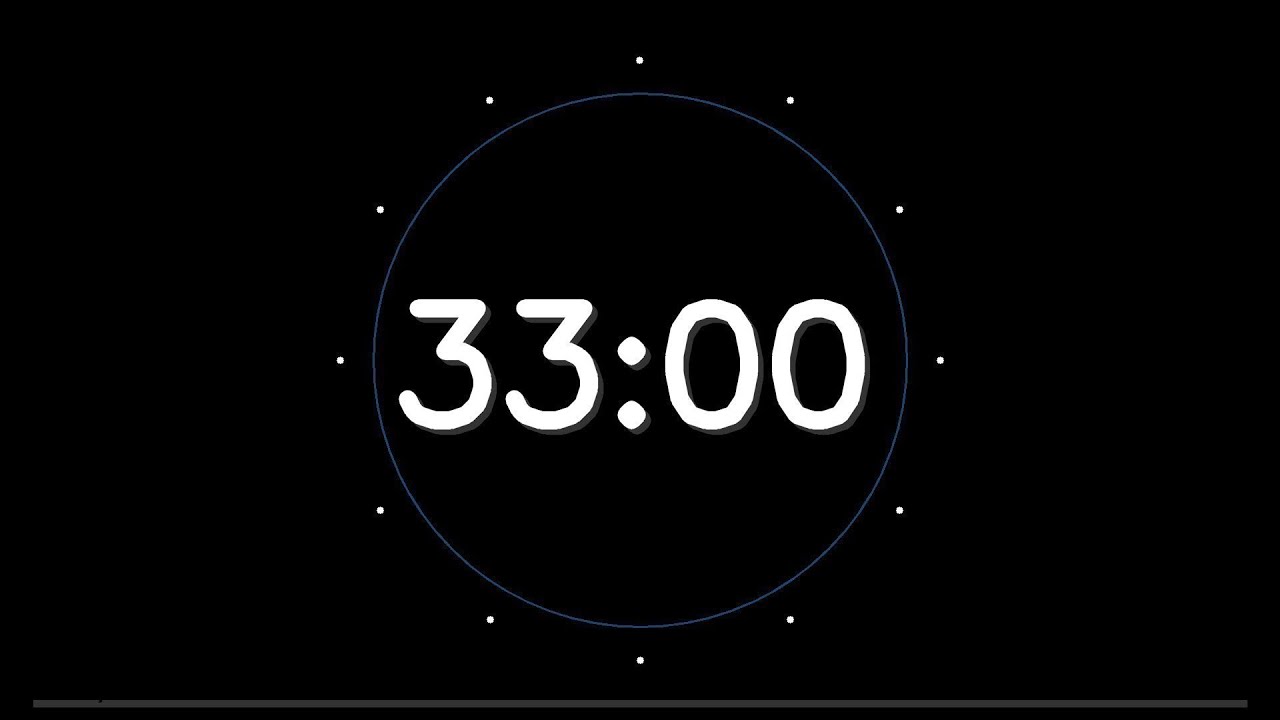 33 Minute Timer | Study Challange - YouTube