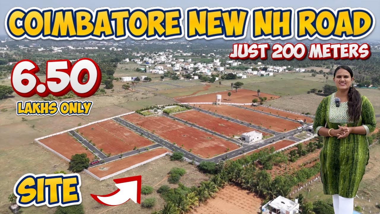 Land for sale in Coimbatore, Sathy road | Gated community | Lush ...