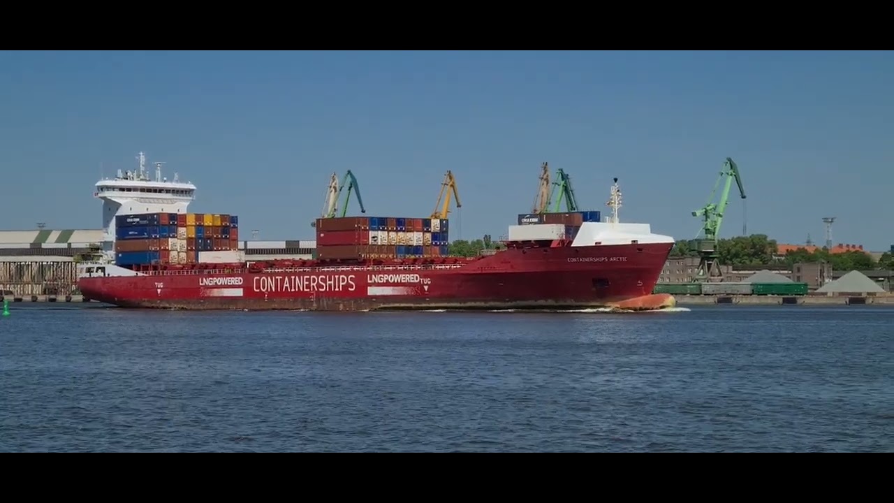 container ship "Containerships arctic" - YouTube