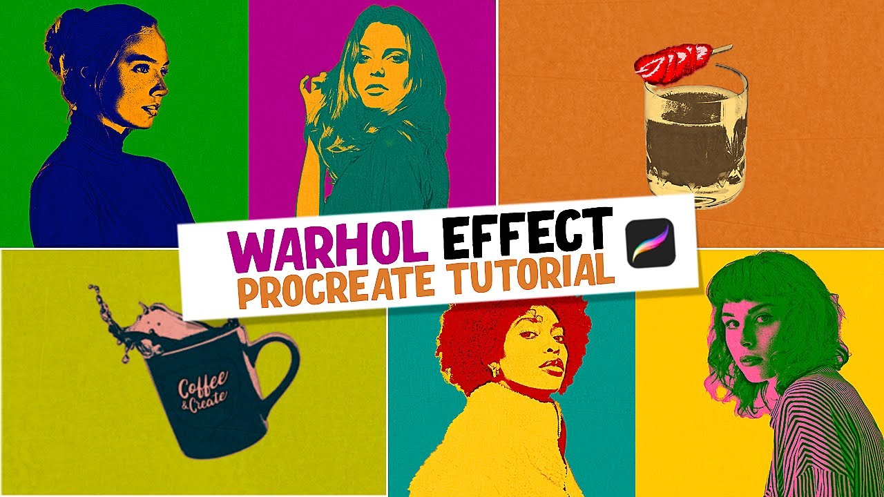 Warhol Style Pop Art Effect - Procreate Tutorial - YouTube