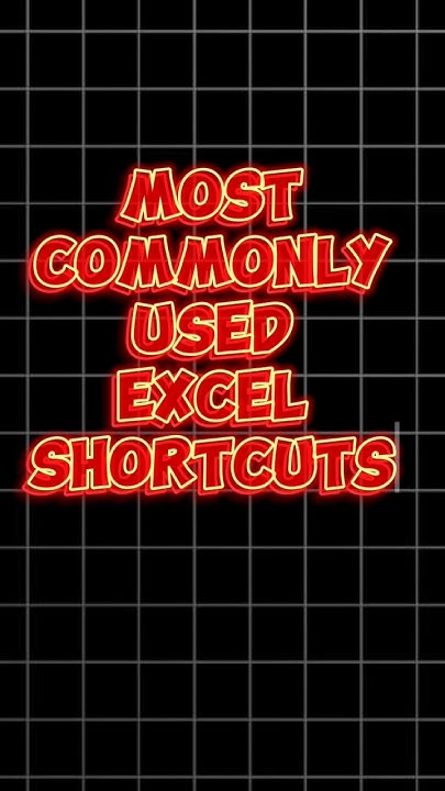 Most Commonly Used Excel Shortcuts 🔥🔥 Excel Shortcuts Series Toolskart Exceltips