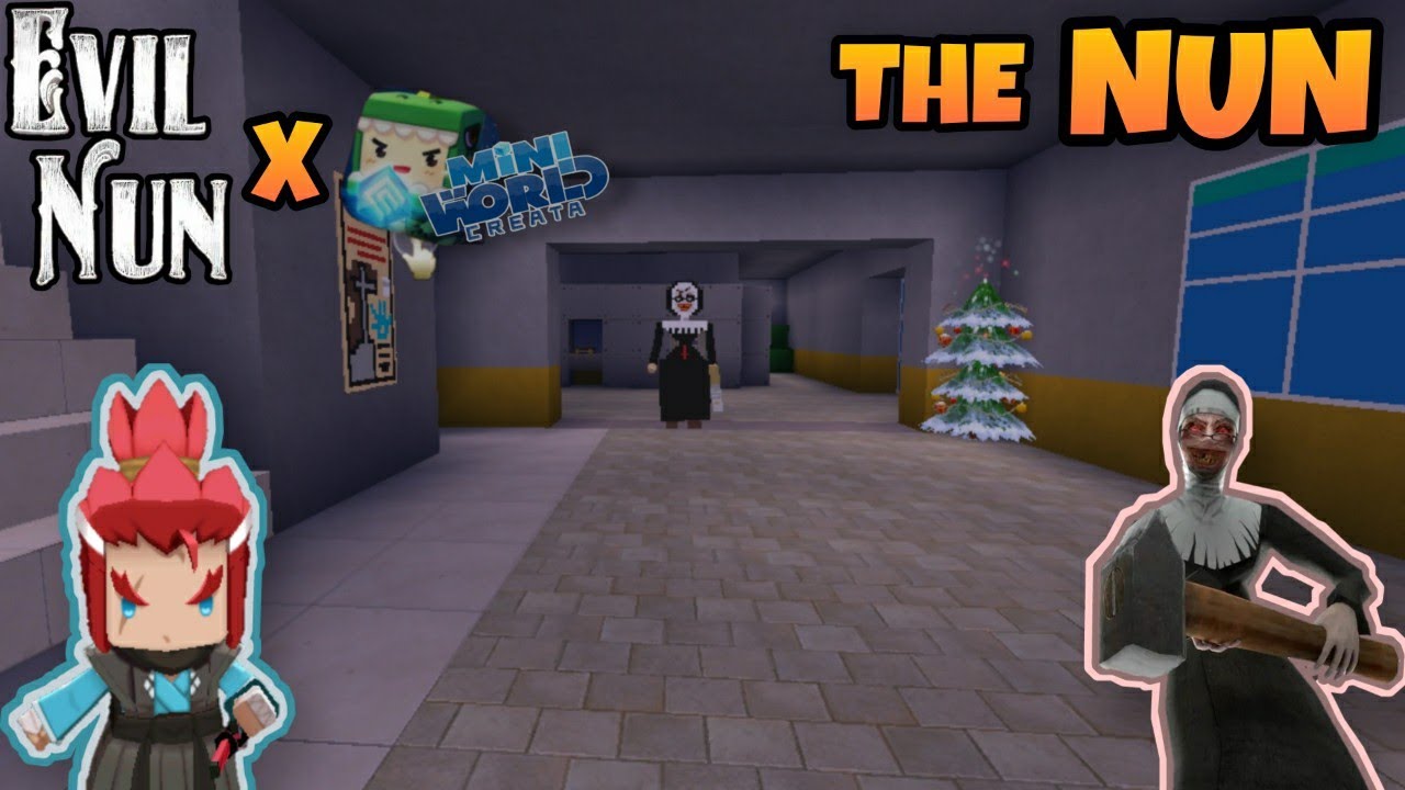 The Nun | Mini World Creata | Map Review & Gameplay - YouTube