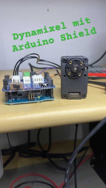 Dynamixel mit Arduino Shield - YouTube