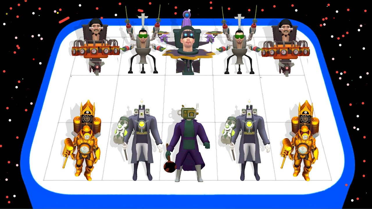 Merge Skibydy Camera Monster P4 Multiverse Clockwoman, Cameraman Titan ...