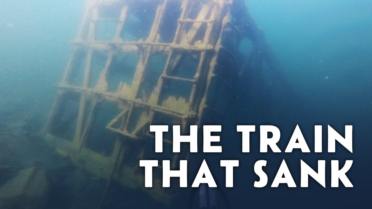 Exploring a Century-Old Train Wreck at the Bottom of Kootenay Lake ...