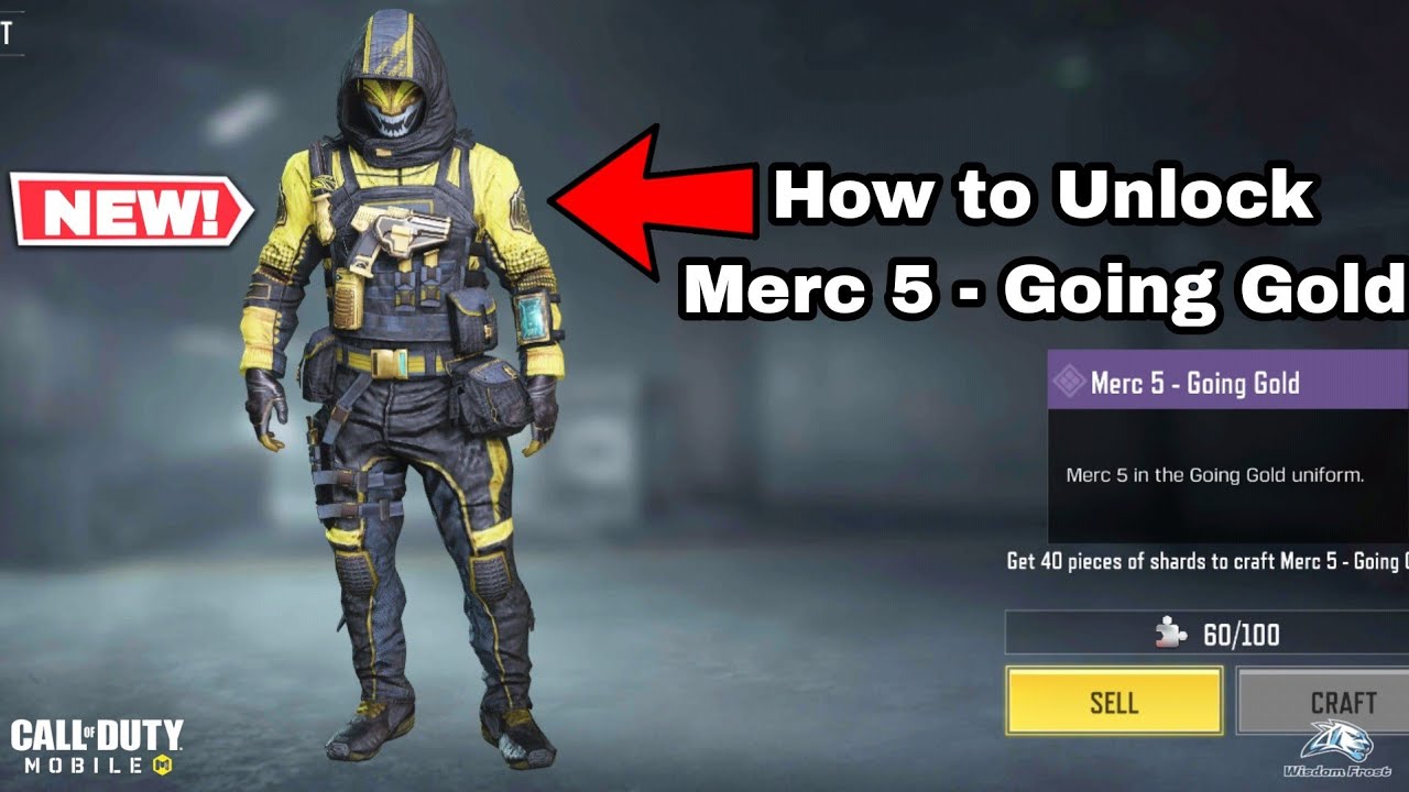 How to Get FREE Merc 5 - Going Gold in Season 10 World Class Cod Mobile ...