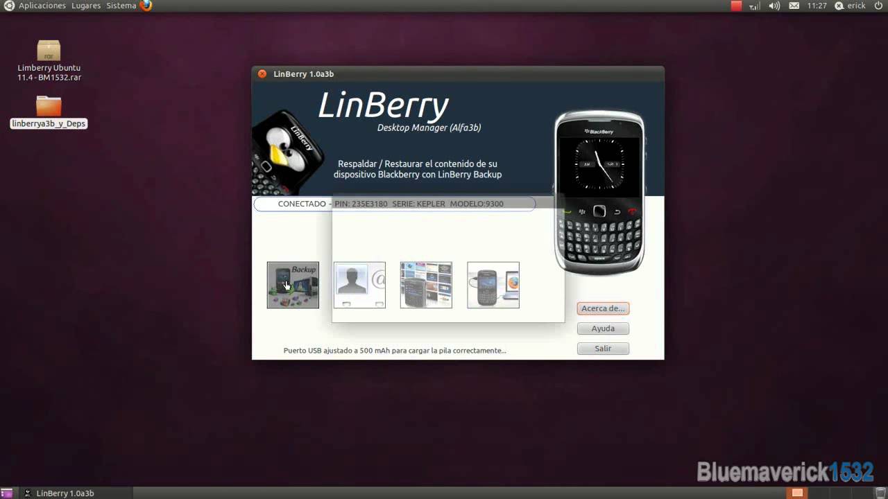 Gestor de Blackberry para Ubuntu 11.4 - YouTube
