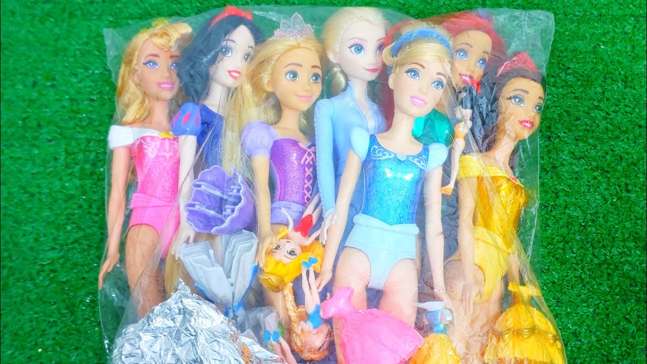 Disney Princess Doll Makeover ~ DIY Miniature Ideas for Barbie - Wig ...