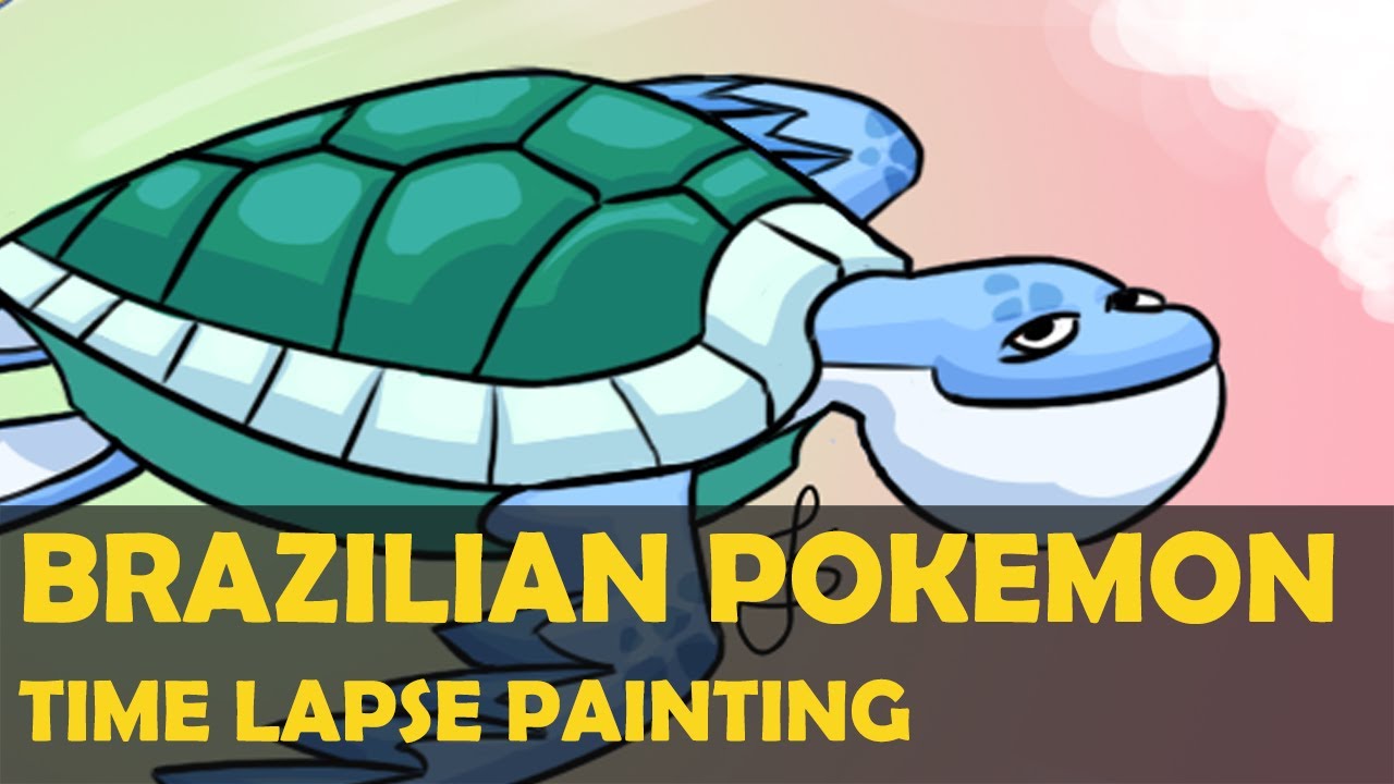 BRAZILIAN POKEMON - FRANKLIN SILVA - TIME LAPSE PAINTING | - YouTube