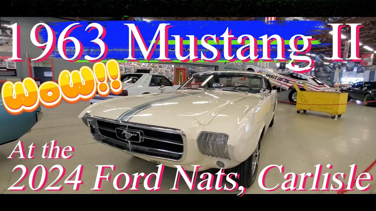 1963 Mustang II Concept at the 2024 Ford Nats, Carlisle - YouTube