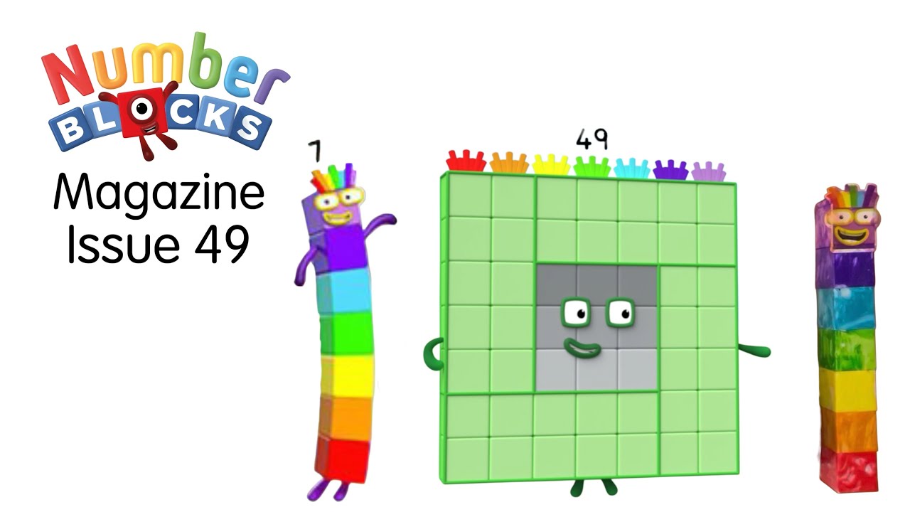 Numberblocks Magazine Issue 49 with Seven Painting Set - YouTube