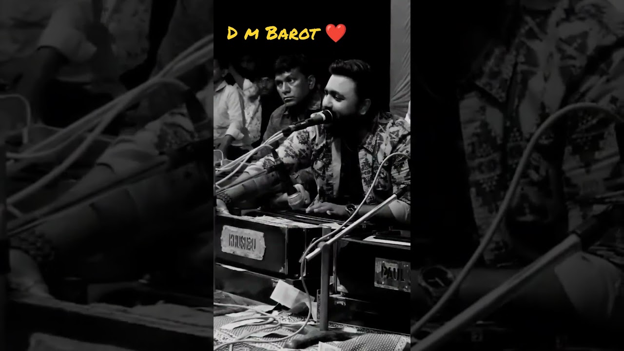 Dharmesh Barot # folk singer #Dayra ni moj - YouTube