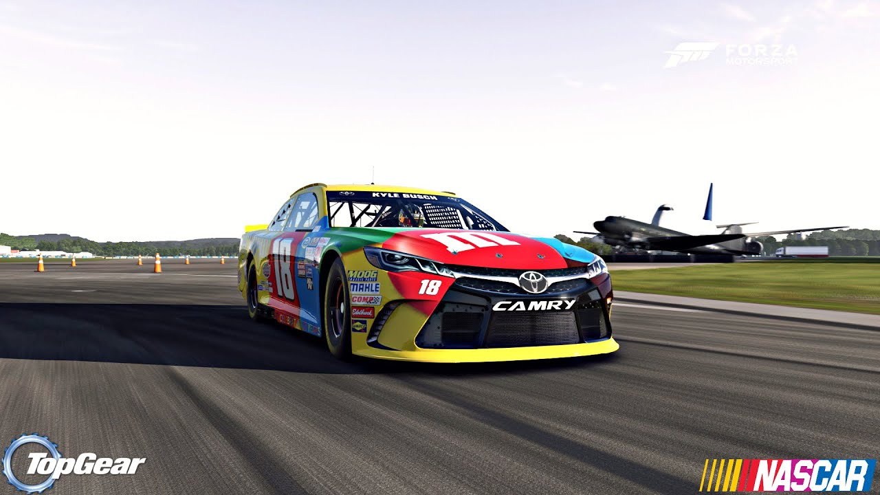 Forza 6 - 2016 Toyota #18 Joe Gibbs Racing M&M's Camry - Top Gear Test ...