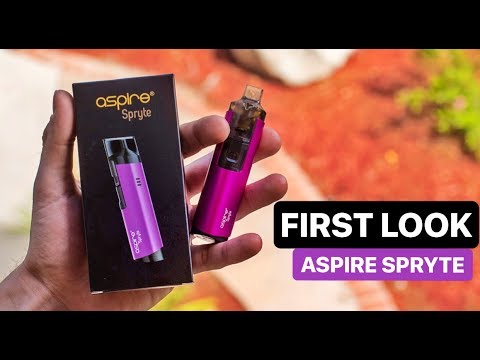 A First Look at the Aspire Spryte! Refillable Pod System - YouTube