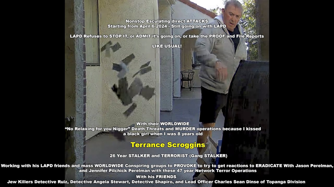 5/10/2024-Terrance Follows me to Collect things to THROW on my Property ...