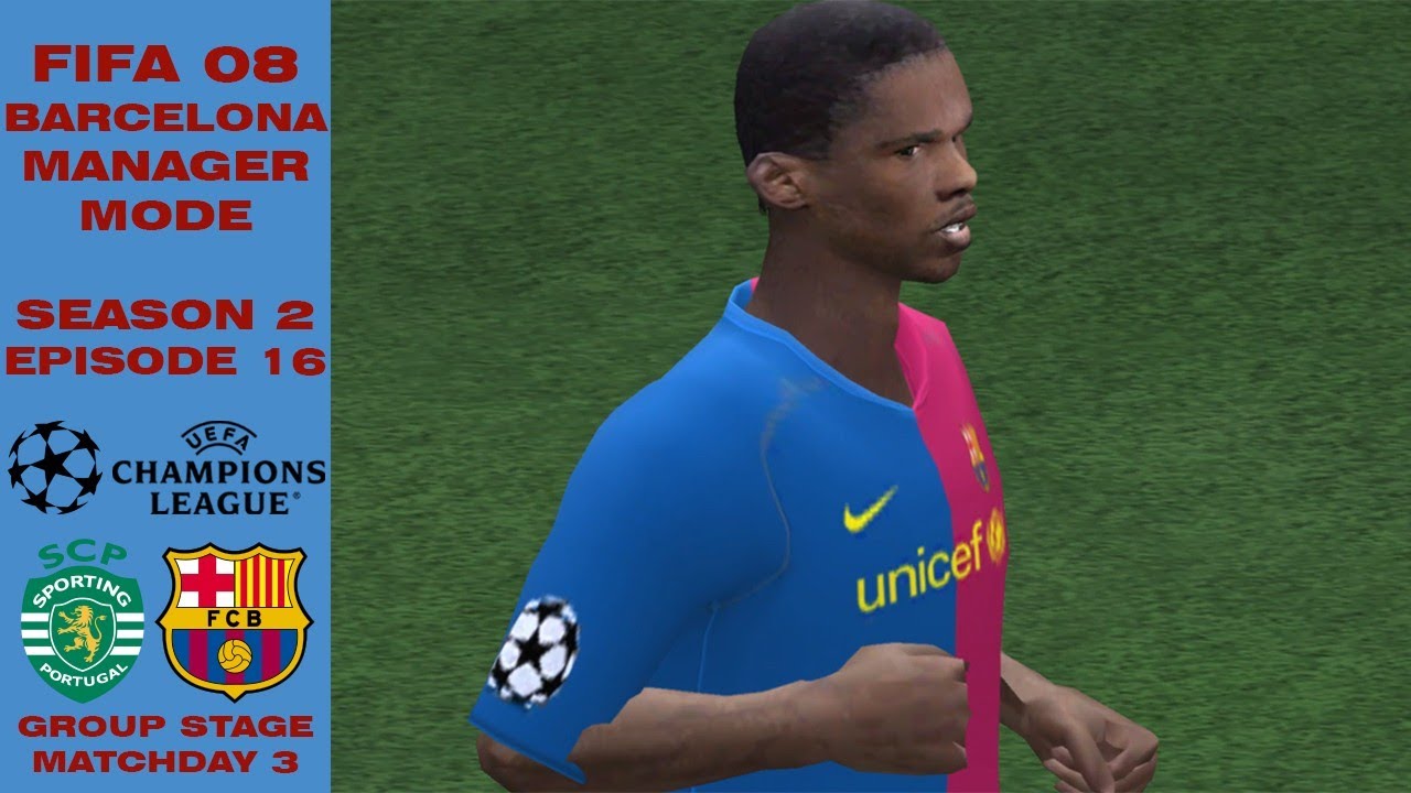UEFA CHAMPIONS LEAGUE - GROUP STAGE (MATCHDAY 3/6) // FIFA 08 BARCELONA ...