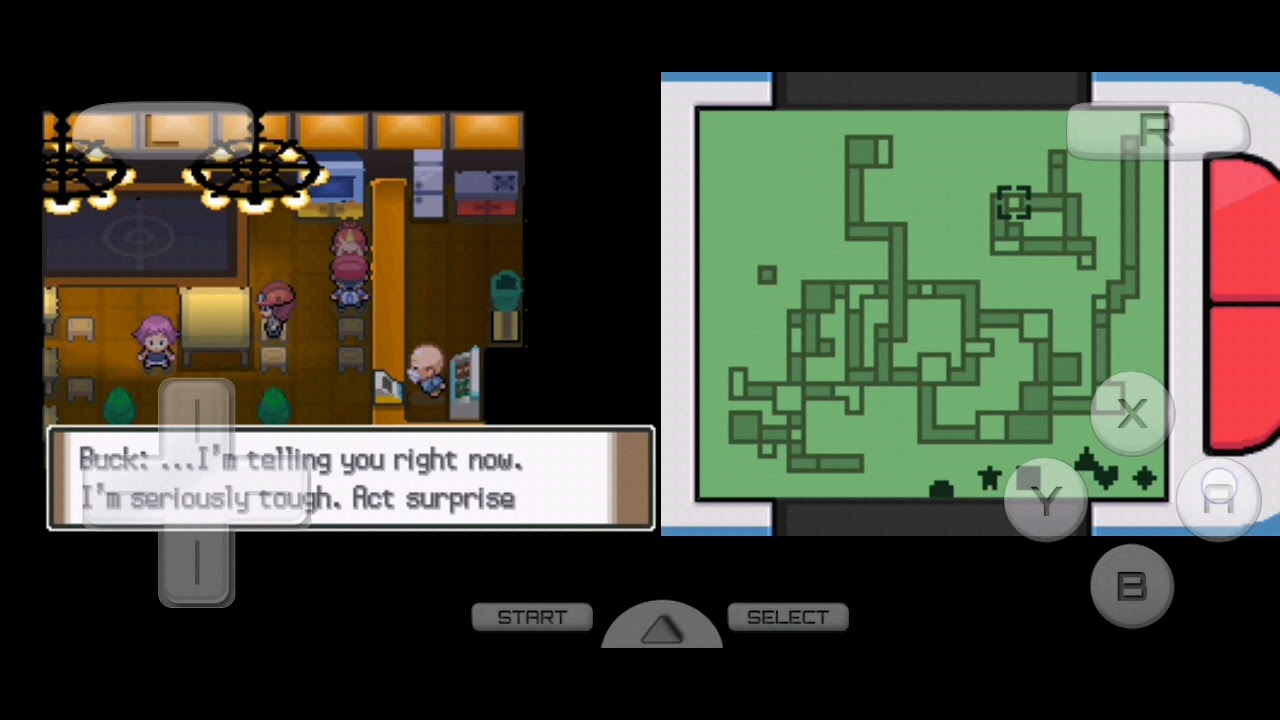 Pokémon Platinum-Battle with Pokémon Trainer Buck - YouTube