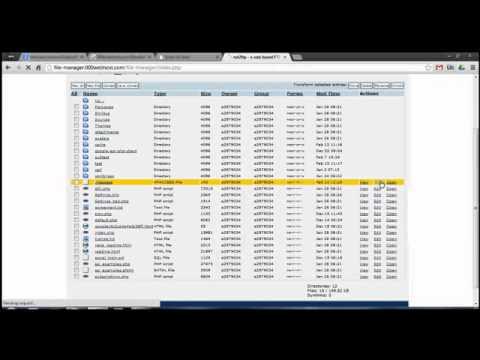 000webhost Tutorials - Remove index of list with .htaccess - YouTube
