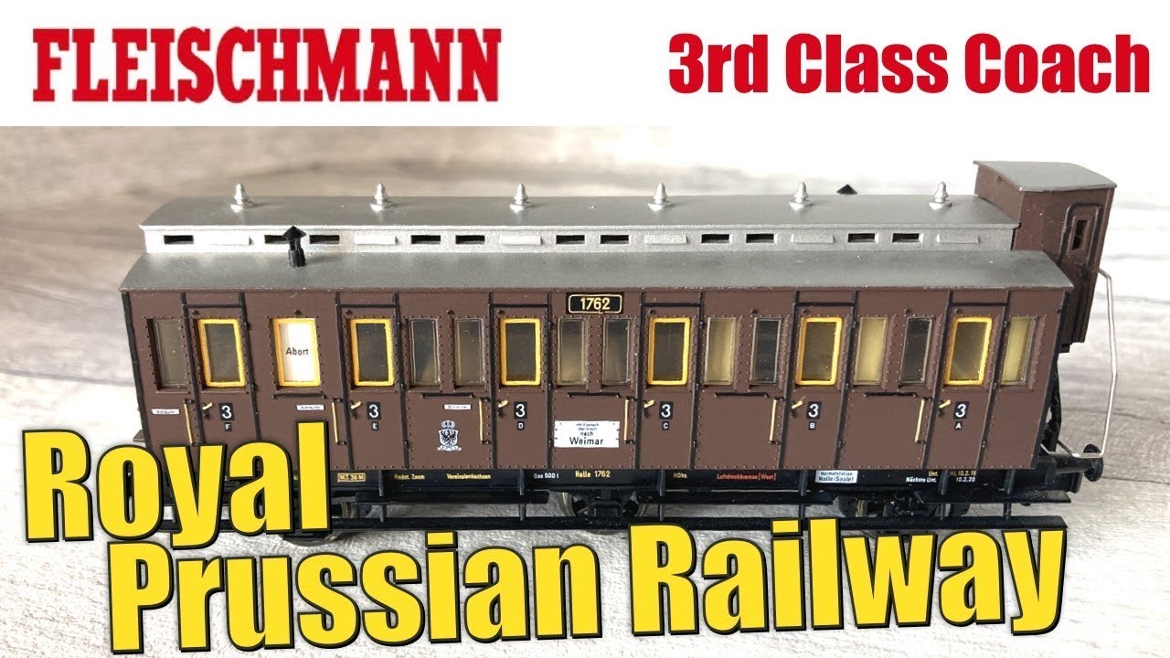 Fleischmann Vintage Royal Prussian 3rd Class Compartment Coach ...