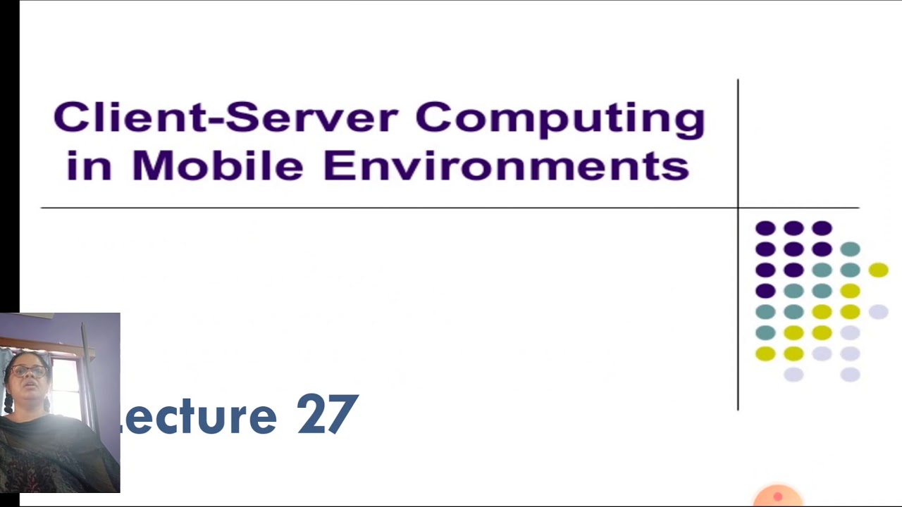 Mobile Computing Lecture 27 - YouTube