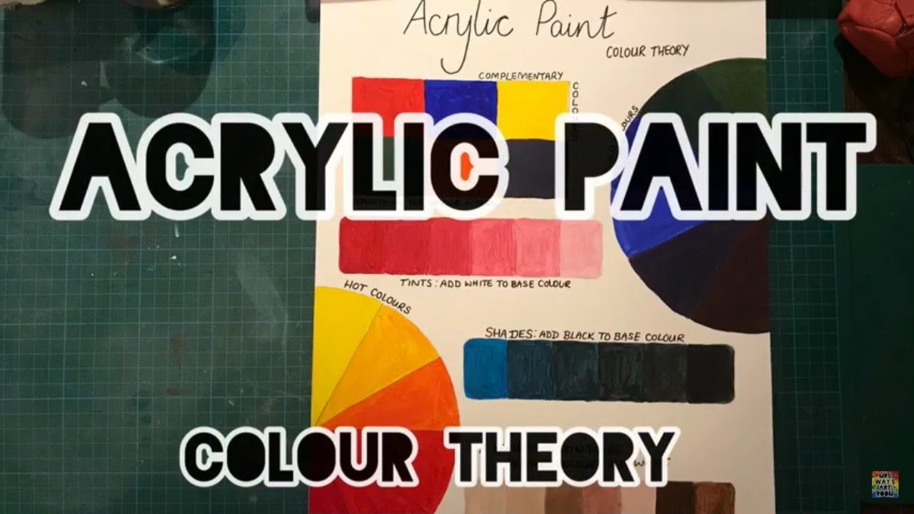 Acrylic paint: colour theory - YouTube