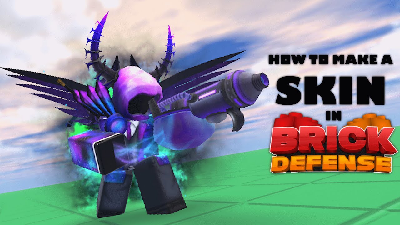 HOW TO MAKE A SKIN IN BRICK DEFENSE! - YouTube