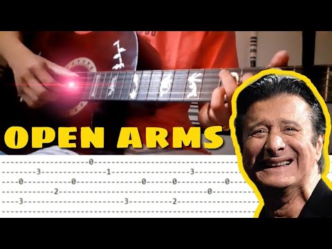 OPEN ARMS - Journey | Fingerstyle Guitar TABS - YouTube