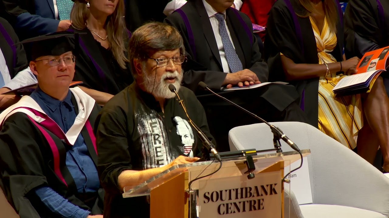 UAL Graduation 2022: Dr Shahidul Alam Honorary Speech - YouTube