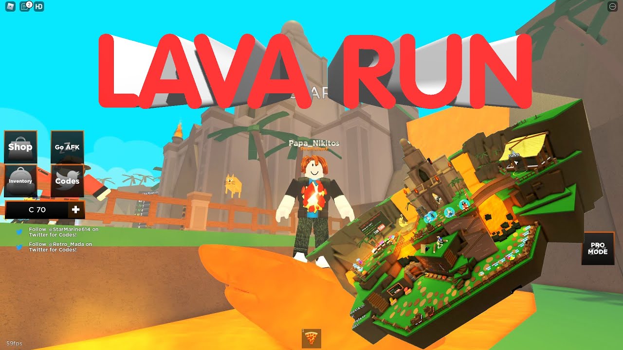 LAVA RUN ROBLOX - YouTube
