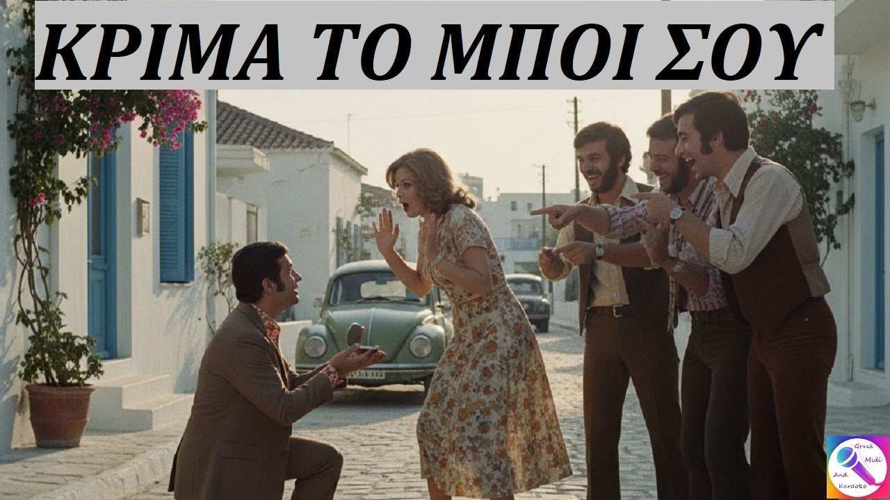 ΚΡΙΜΑ ΤΟ ΜΠΟΙ ΣΟΥ - Καραόκε σε αντρικό τόνο - YouTube
