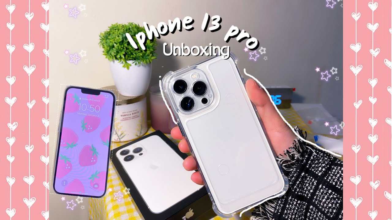 iPhone 13 pro unboxing - YouTube