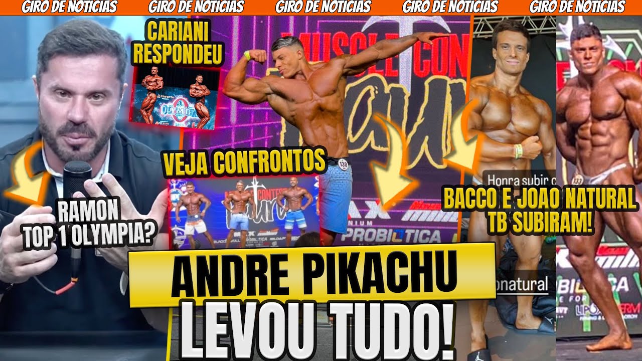 RAMON DINO TOP 1 OLYMPIA 2023? CARIANI RESPONDEU! ANDRE PIKACHU E ...