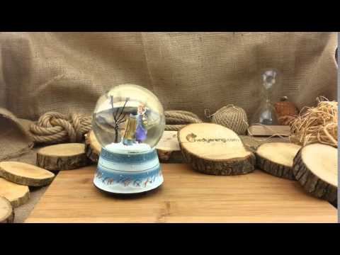 Romantik Buluşma Kar Küresi ve Müzik Kutusu