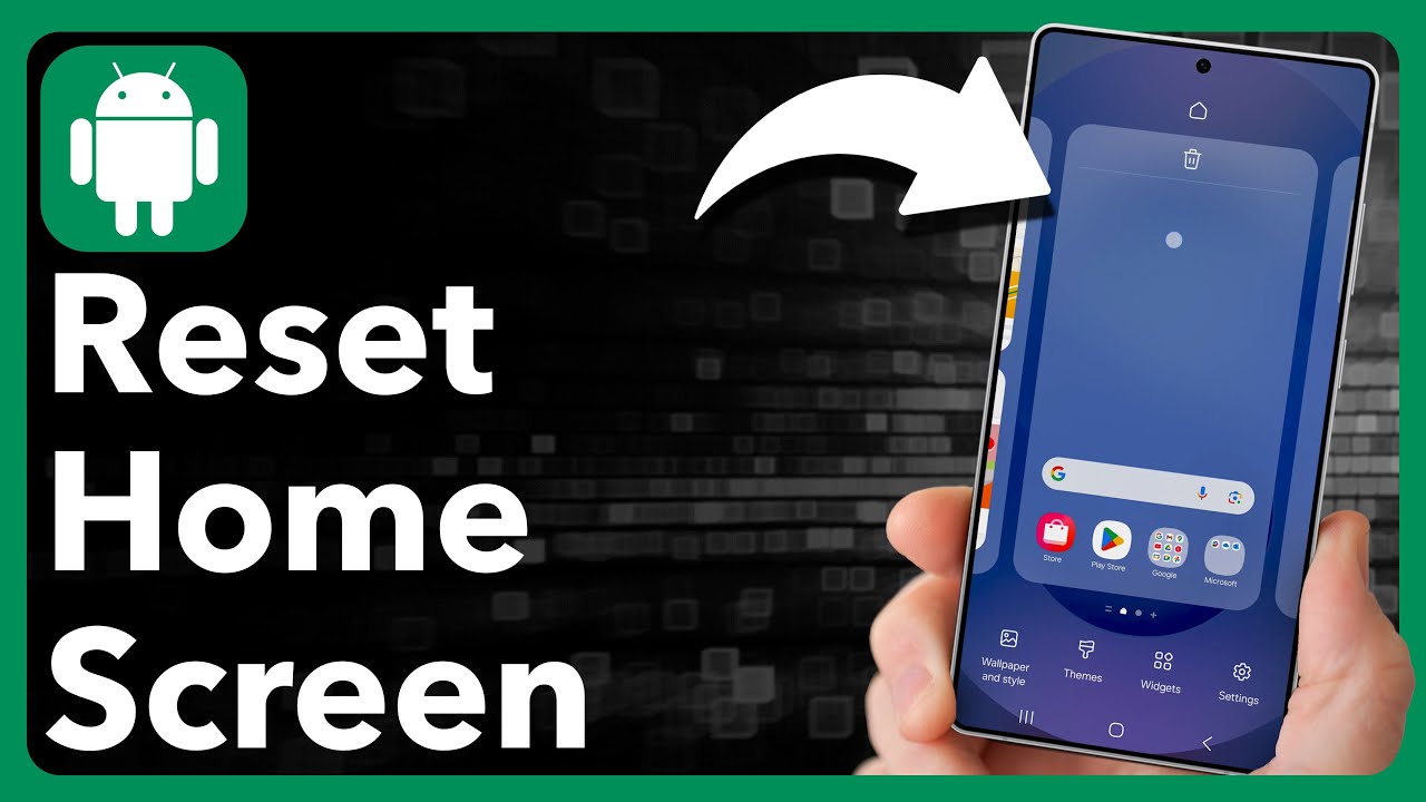 How To Reset Home Screen Layout On Android Phone - YouTube