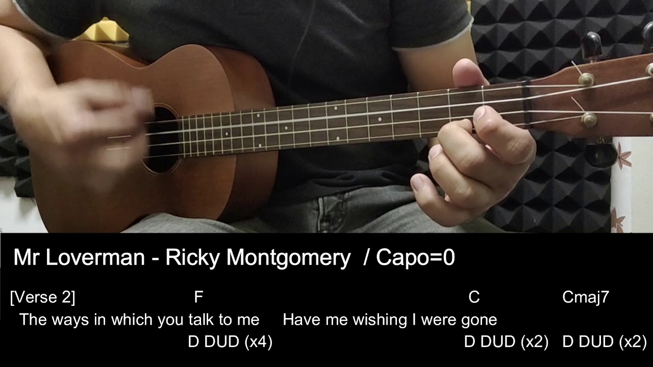 Mr Loverman - Ricky Montgomery Ukulele Cover with Chords / Lyrics - YouTube