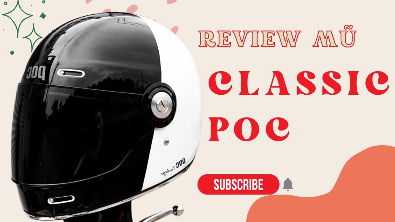 Mũ Fullface Classic Cổ Điển Poc Vintage Retro Hot Hot Hot - YouTube