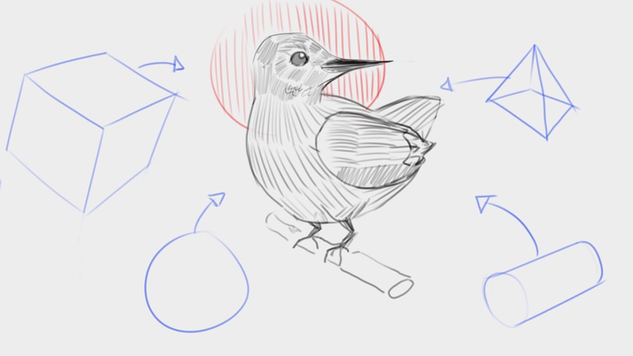 How To Draw Anything | Drawing With Shapes| Drawing From Imagination ...