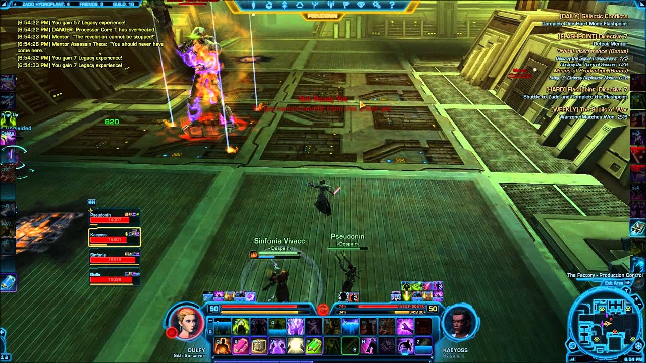 SWTOR-Hardmode Flashpoint - Directive 7- Mentor - YouTube