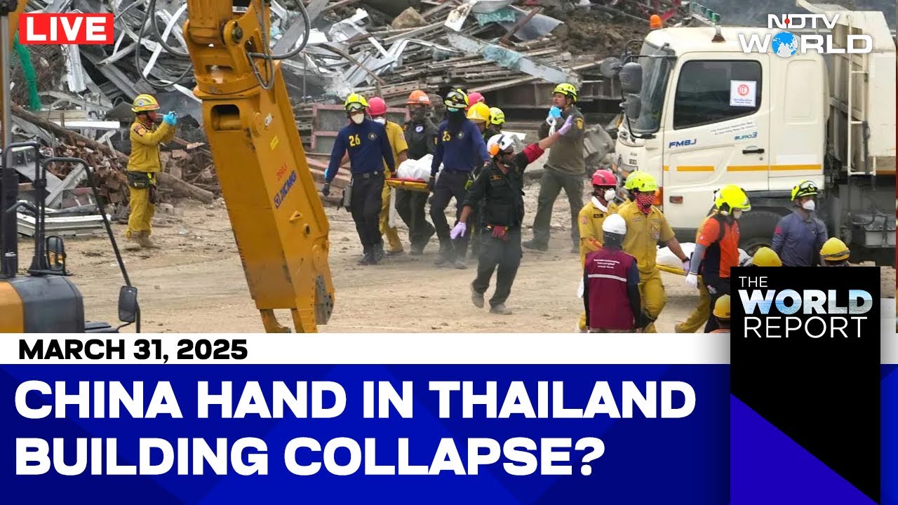 China Hand in Thailand Building Collapse? | Trump threatens Iran ...