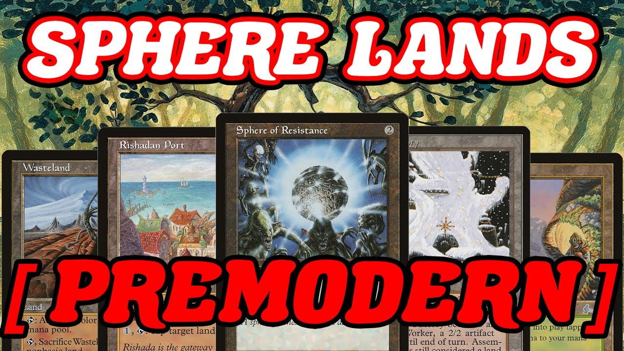 SPHERE LANDS! Premodern Green & White Mana Denial Oath Lands MTG - YouTube