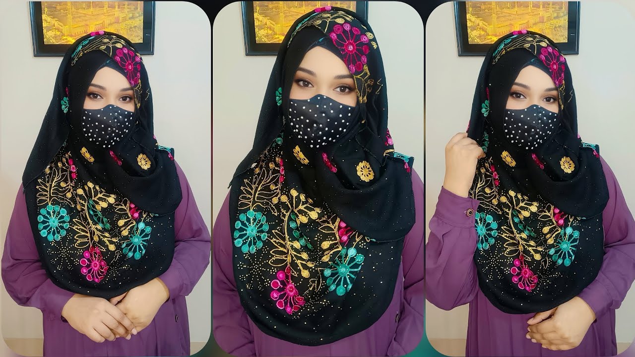 Try this easy hijab tutorial with abaya | @GalleryOfFahmidaoffical ...
