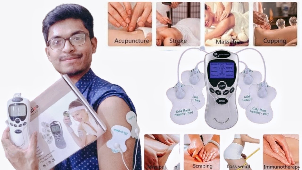 Digital Muscle Stimulator 8 In 1 Therapy Massager Machine|lBest For ...