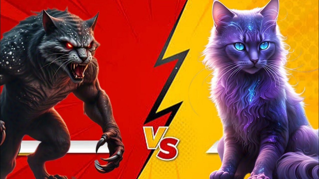 || Cat vs cat monster fight 😨 || #catfight #catvideo - YouTube